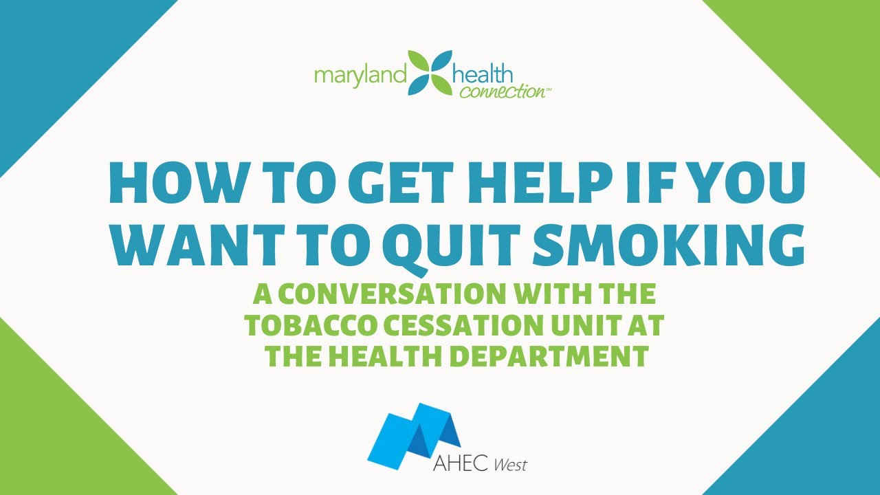 How to Get Help If You Want to Quit Smoking - YouTube