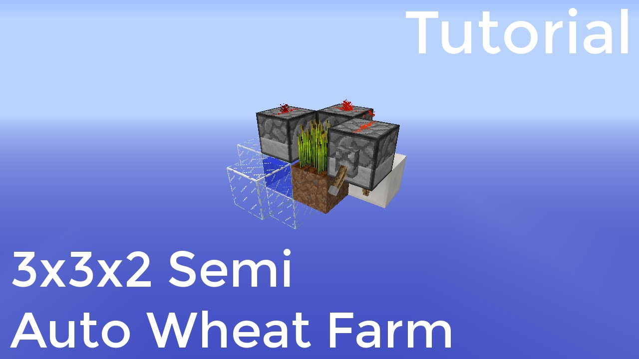 3x3x2 Semi Automatic Wheat Farm Tutorial (Ultra Compact) - YouTube