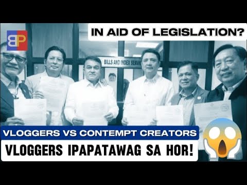 ABANGAN!! Content creators vs contempt creators. Vloggers ipapatawag ng ...