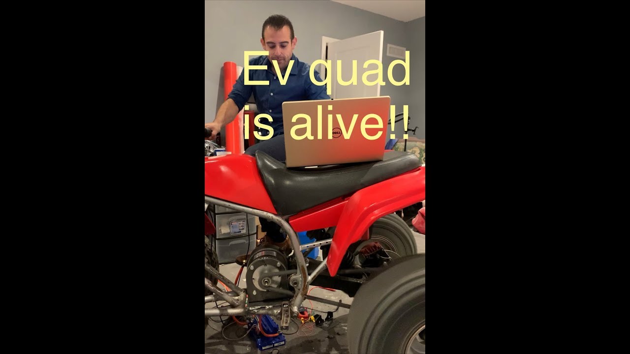 EV Quad Conversion!!!!! runs!!! - YouTube