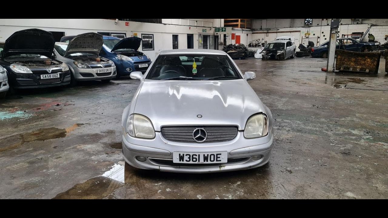 K7348 - engine test MB SLK W170 facelift 2.3Kompr. / M111.983 / auto ...