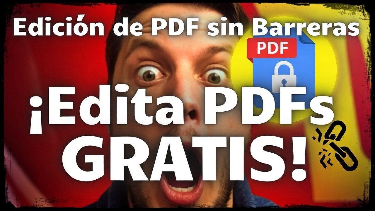 ¡Edita CUALQUIER PDF GRATIS y Sin Instalar NADA! (Adiós al candado ...