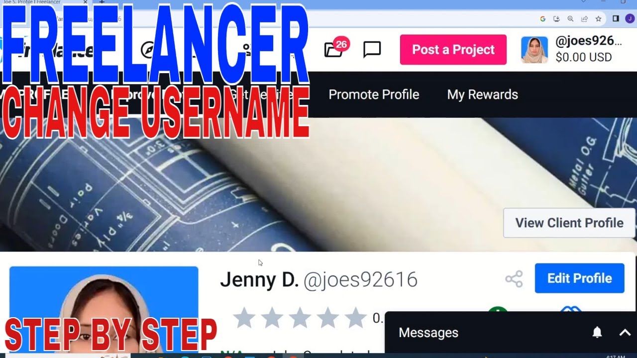 How To Change Username On Freelancer 🔴 - YouTube