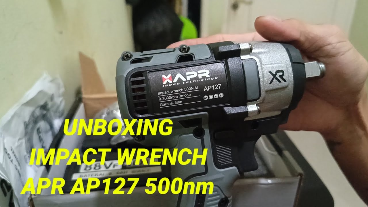UNBOXING IMPACT WRENCH APR AP127 500nm | 2024 - YouTube