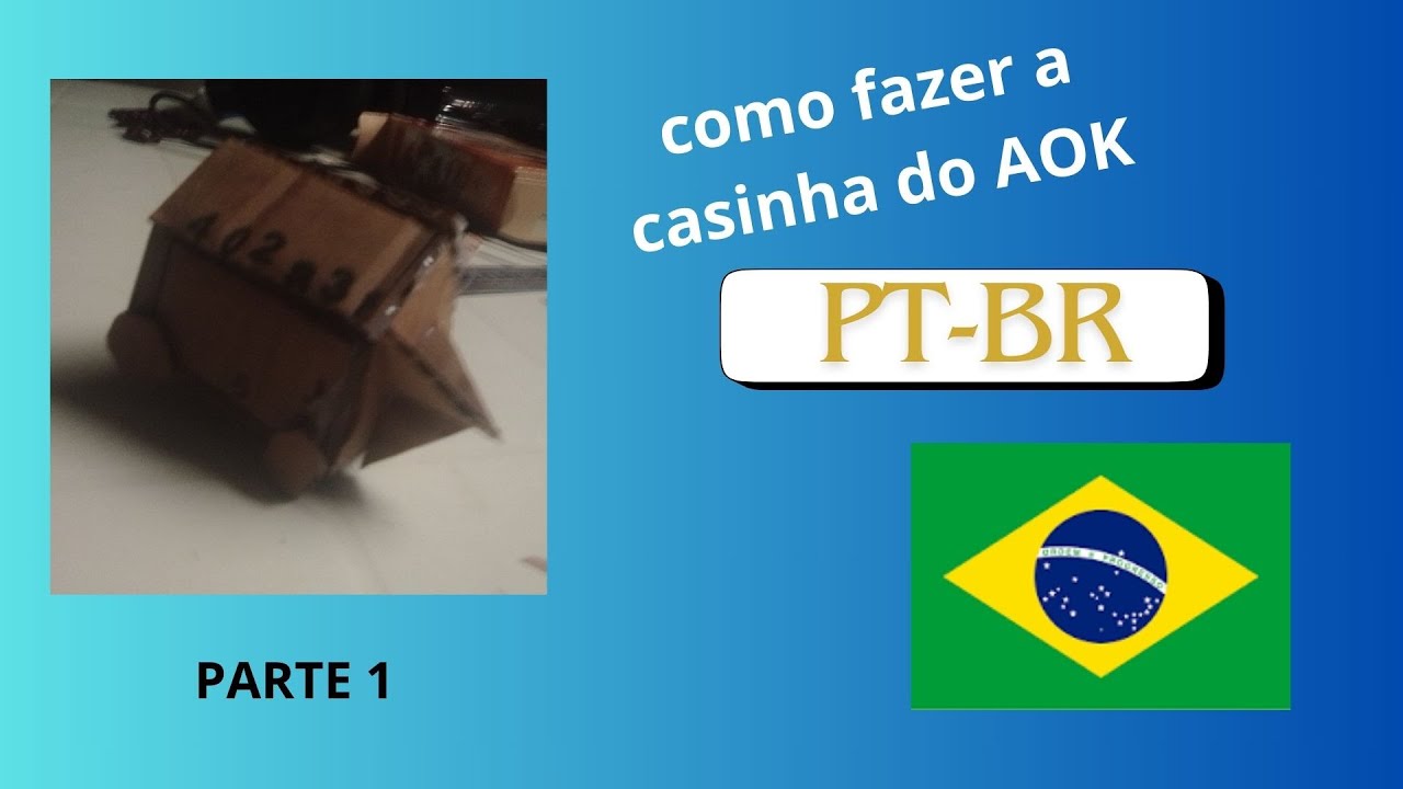 como fazer a casinha do AOK - YouTube