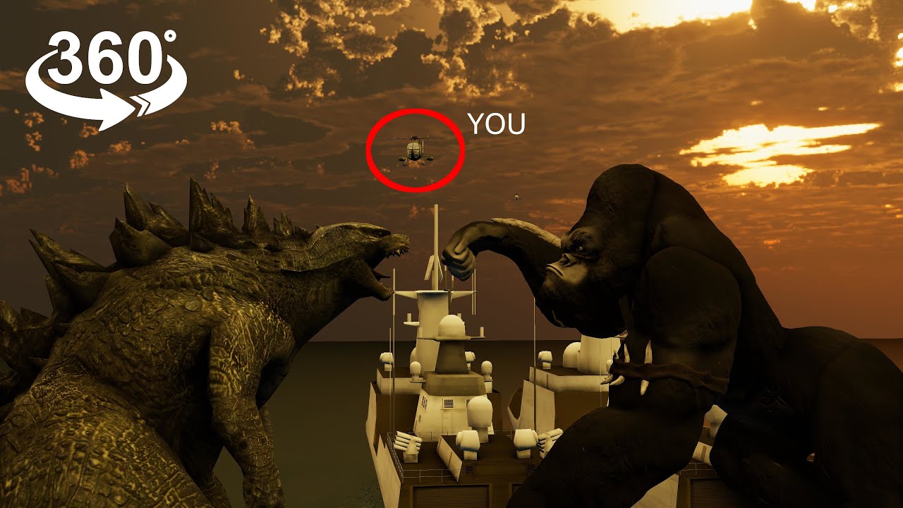 Godzilla vs. Kong Pilot's POV [360 VR] - YouTube
