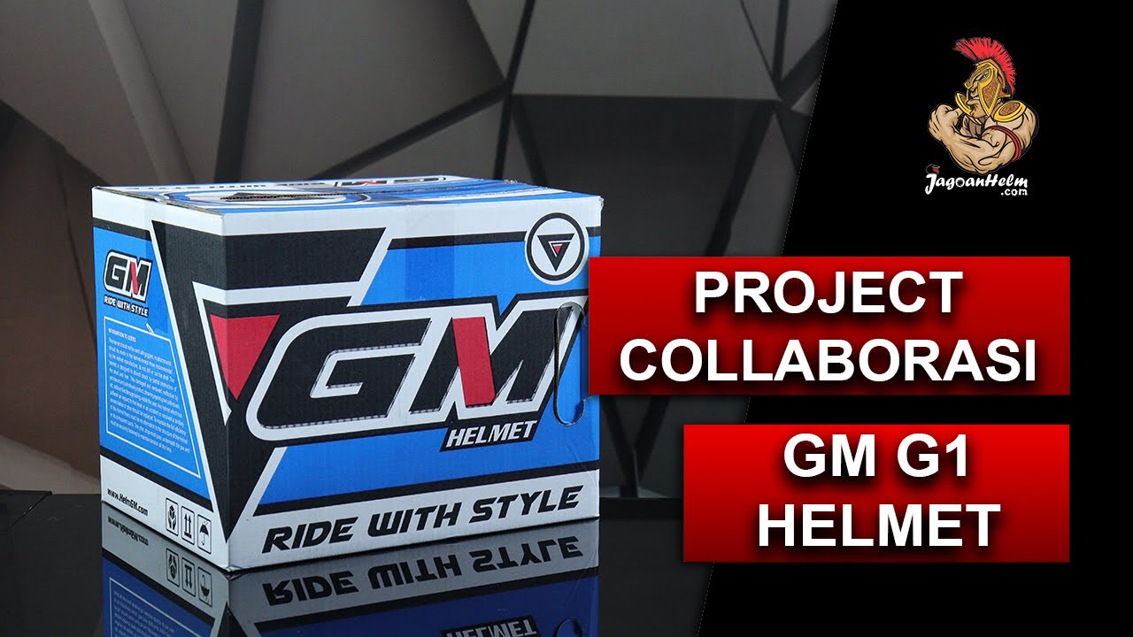 UNBOXING : GM G1 HELMET | PRODUCT COLLABORASI 2024 - YouTube