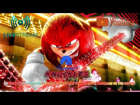 My reaction to knuckles show sneak peak teaser clip 3 knuckles vs the ...