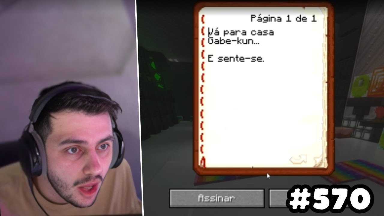 GABE RECEBEU UMA LOC DO SEM PAI | ARKANIS MINECRAFT | EP 570 - YouTube