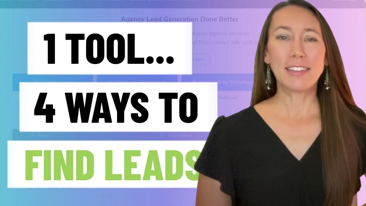 4 Ways to Find Web Design & SEO Leads Using 1 Tool | Better Leads - YouTube