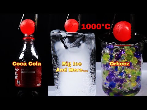 Red Hot Metal Ball Vs Everything Compilation Ep2 #experiment #asmr #rhcb #satisfying