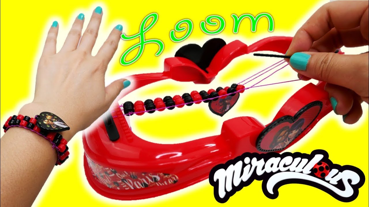 Miraculous Ladybug #DIY Loom Charm Bead Bracelet Activity Craft Set ...