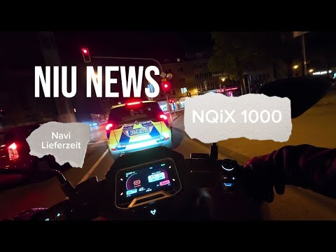 Was gibt's für NIUs? Elektroroller-Neuigkeiten zu NQiX 1000, 500 mit 3 Akkus, Navigation und mehr