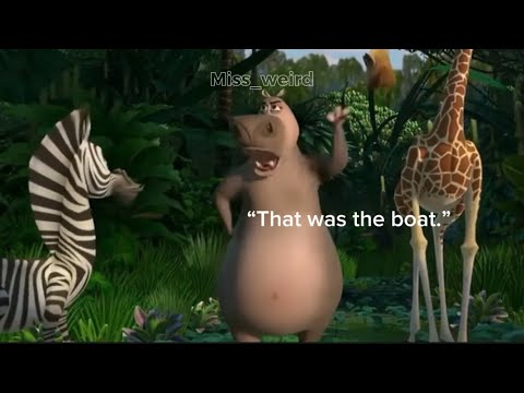 Gloria from Madagascar being ✨iconic✨ for 2:29