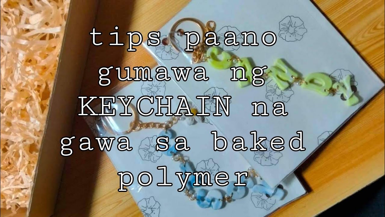 Paano gumawa ng KEY CHAIN na gawa sa baked polymer. - YouTube