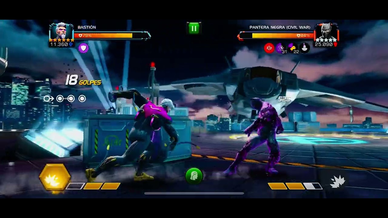 MCOC ( Bastión 🔵 🆚 pantera negra 🛑 - YouTube