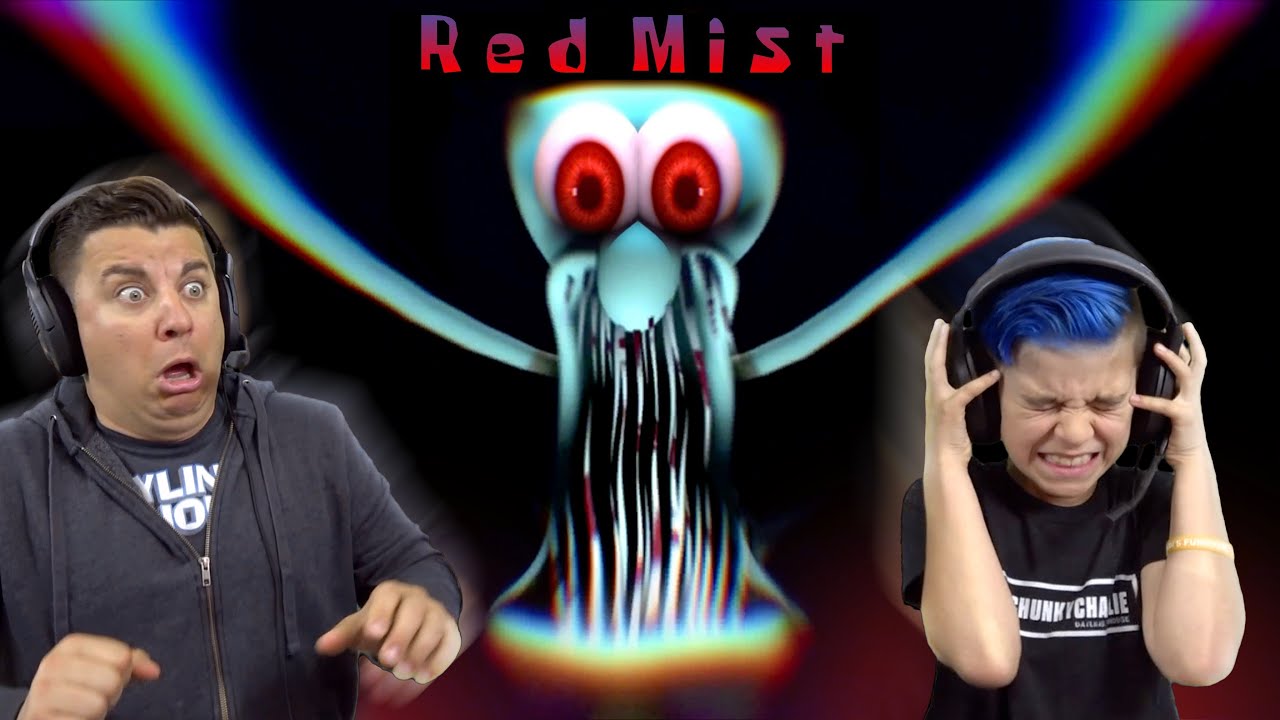 Squidward Is A Murderer! RED MIST (Spongebob Horror Game) - YouTube