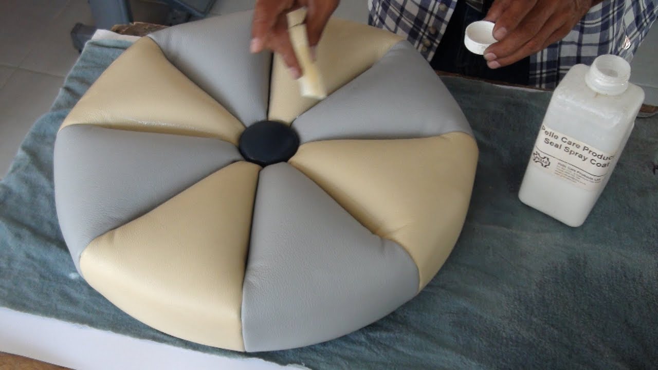 Tufting Design On a Round Stool - Part 2 - Upholstery/furniture - YouTube