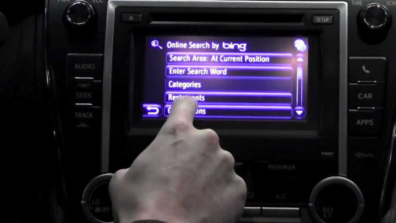 2012 | Toyota | Camry | Bing Application | How To by Toyota City ...