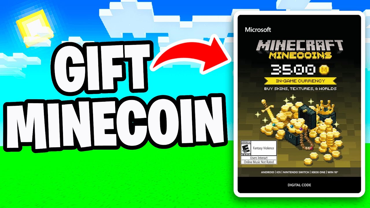 How To Gift Minecoins In Minecraft Bedrock! - Tutorial - YouTube