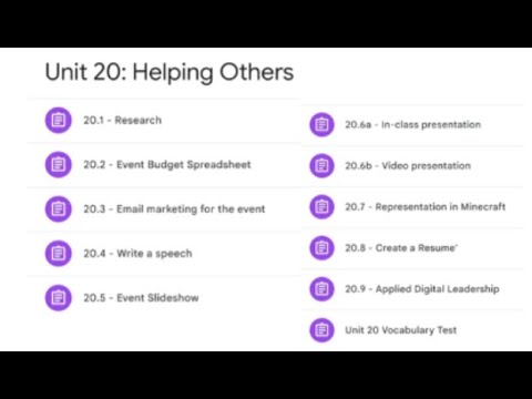 Unit 20 Assignments Overview - YouTube