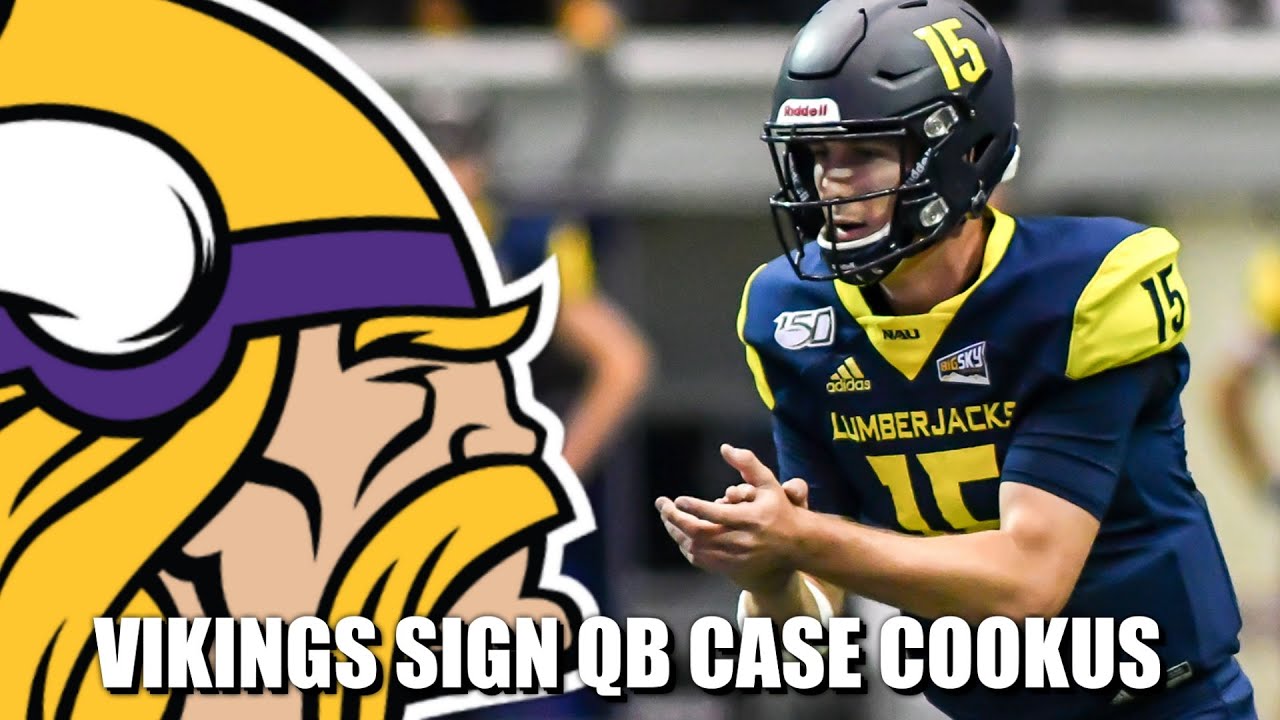 Minnesota Vikings Sign QB Case Cookus - YouTube