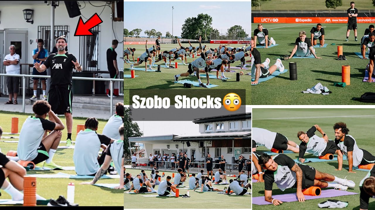 See how Szobo Shocks Klop😳 Liverpool Pre-Season first training session in Germany - YouTube