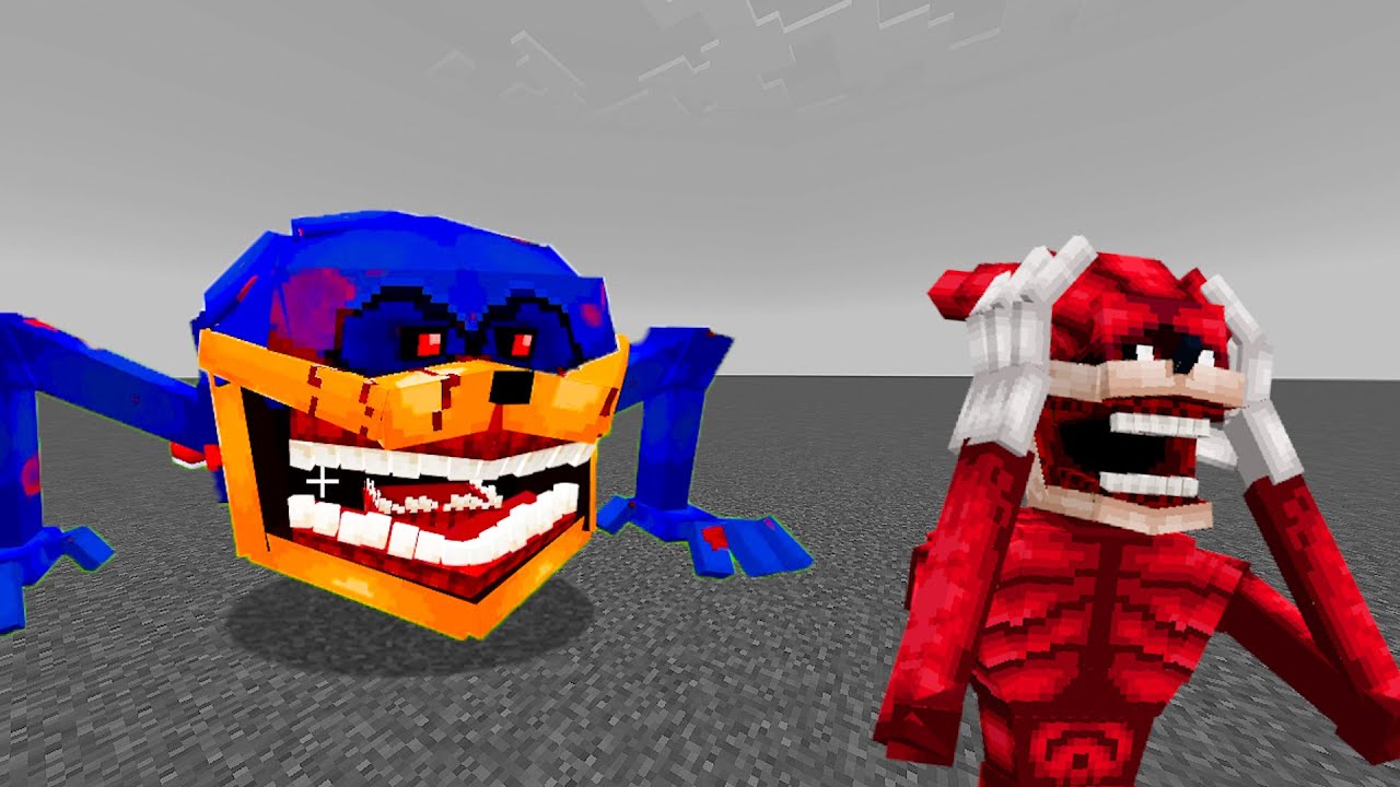 shin sonic exe vs all Shin Sonic Mod ADDON UPDATE in MINECRAFT PE - YouTube