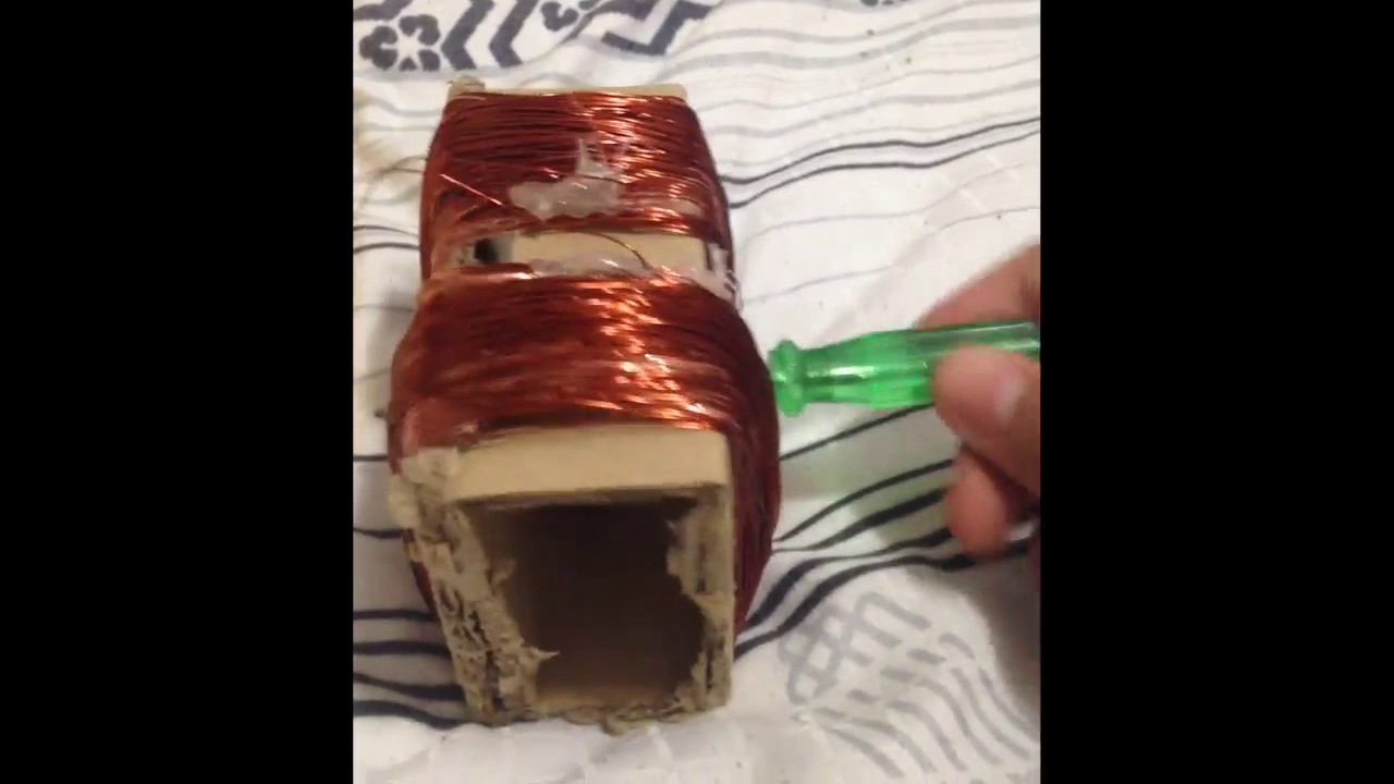 Homemade AC generator by Moses Ismail - YouTube