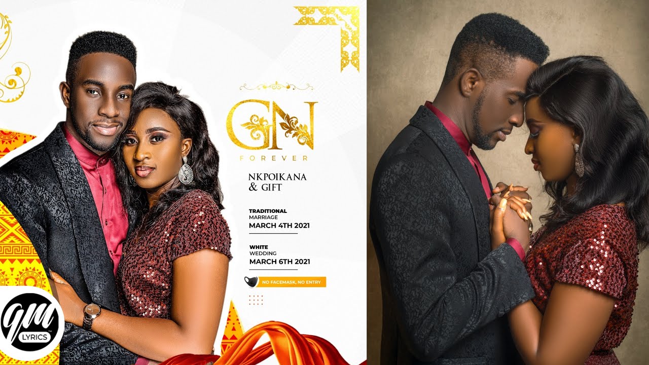 GUC and Nene Ntuk White Wedding Ceremony - YouTube