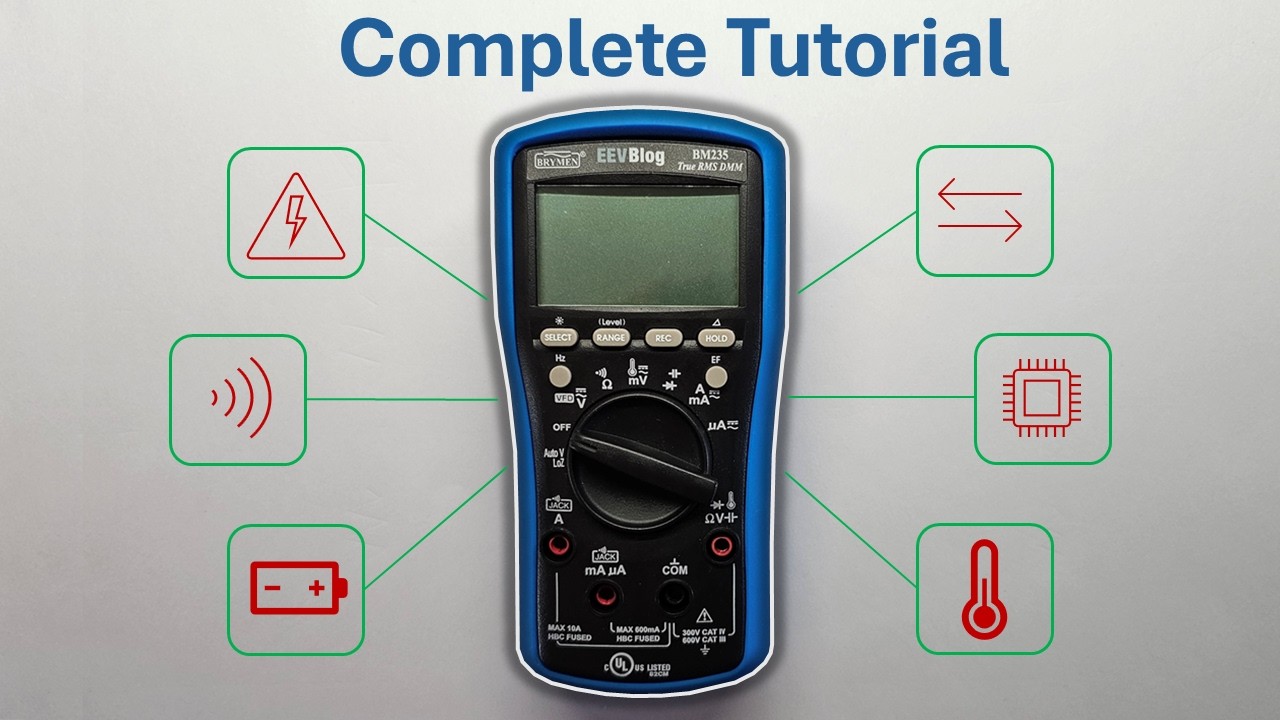 How to Use a Digital Multimeter - Complete Guide For Beginners - YouTube