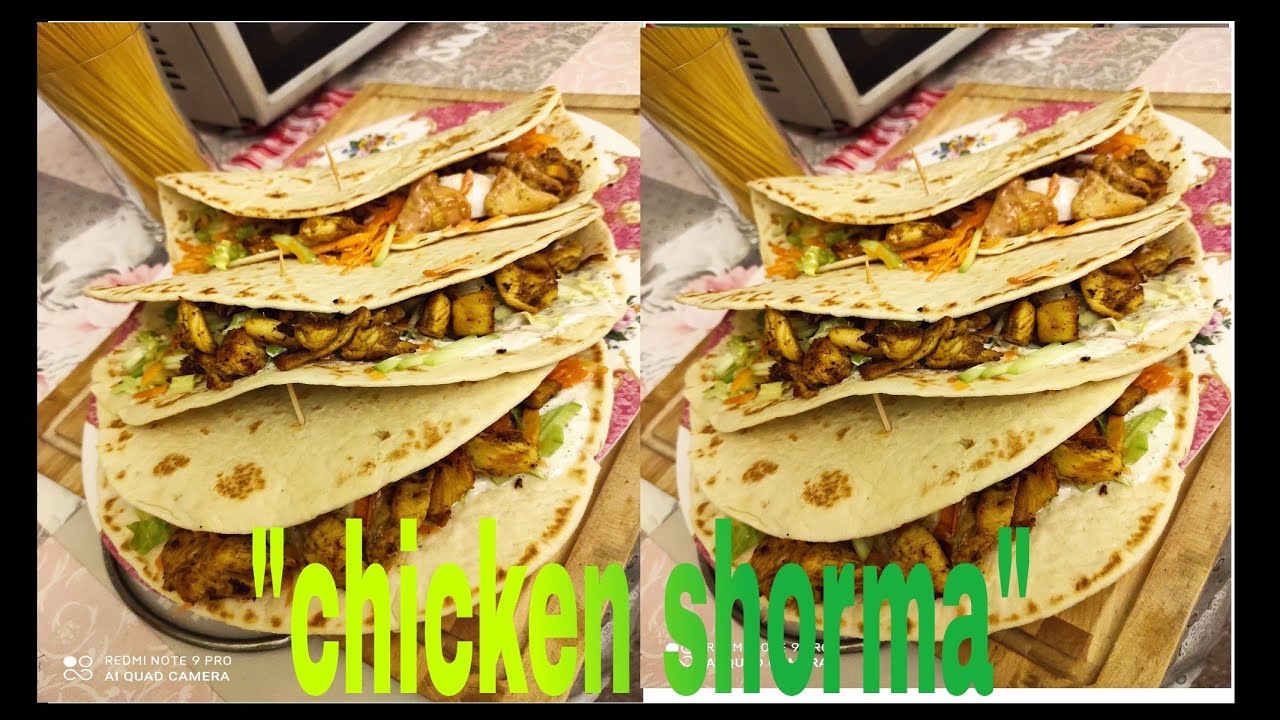 Homemade" Chicken Sharma" - YouTube