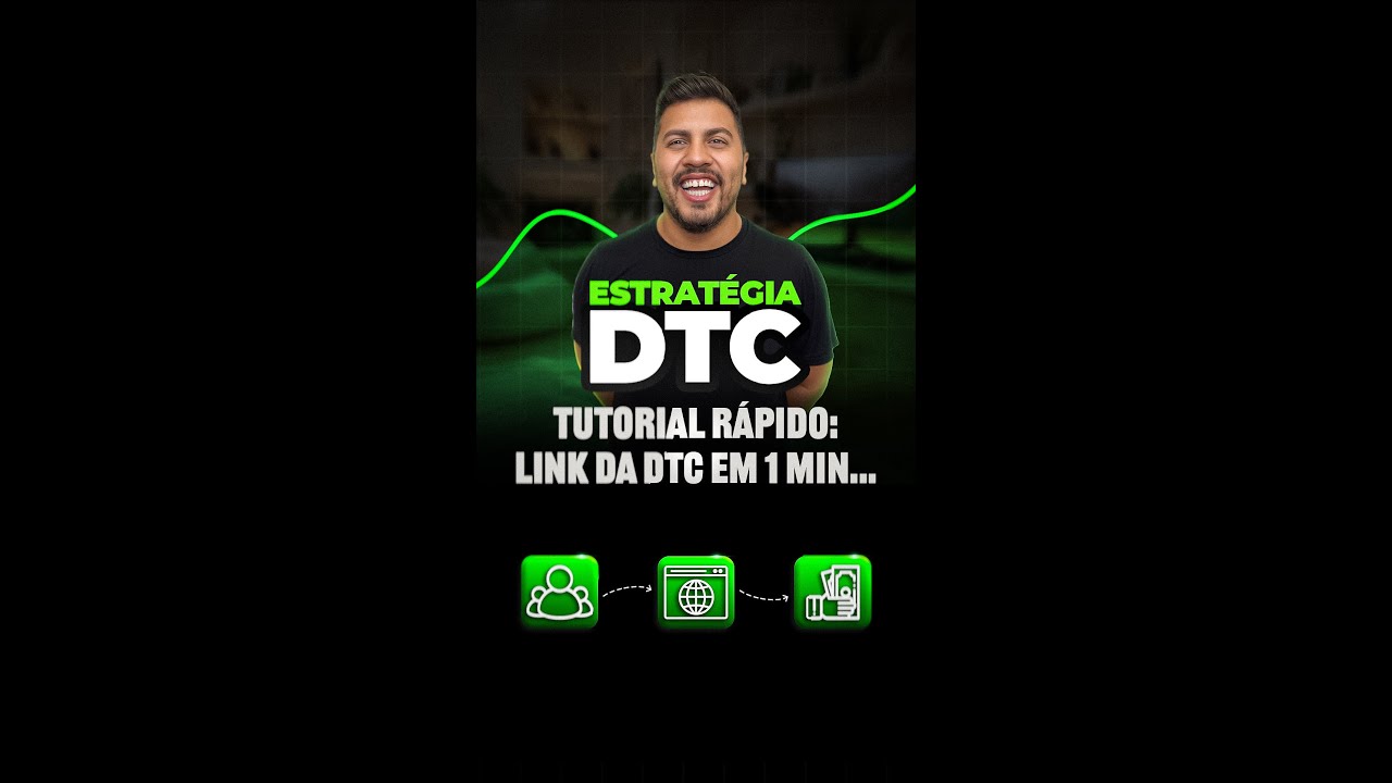 Tutorial rápido link da DTC em menos de 1 minuto.. #shorts - YouTube