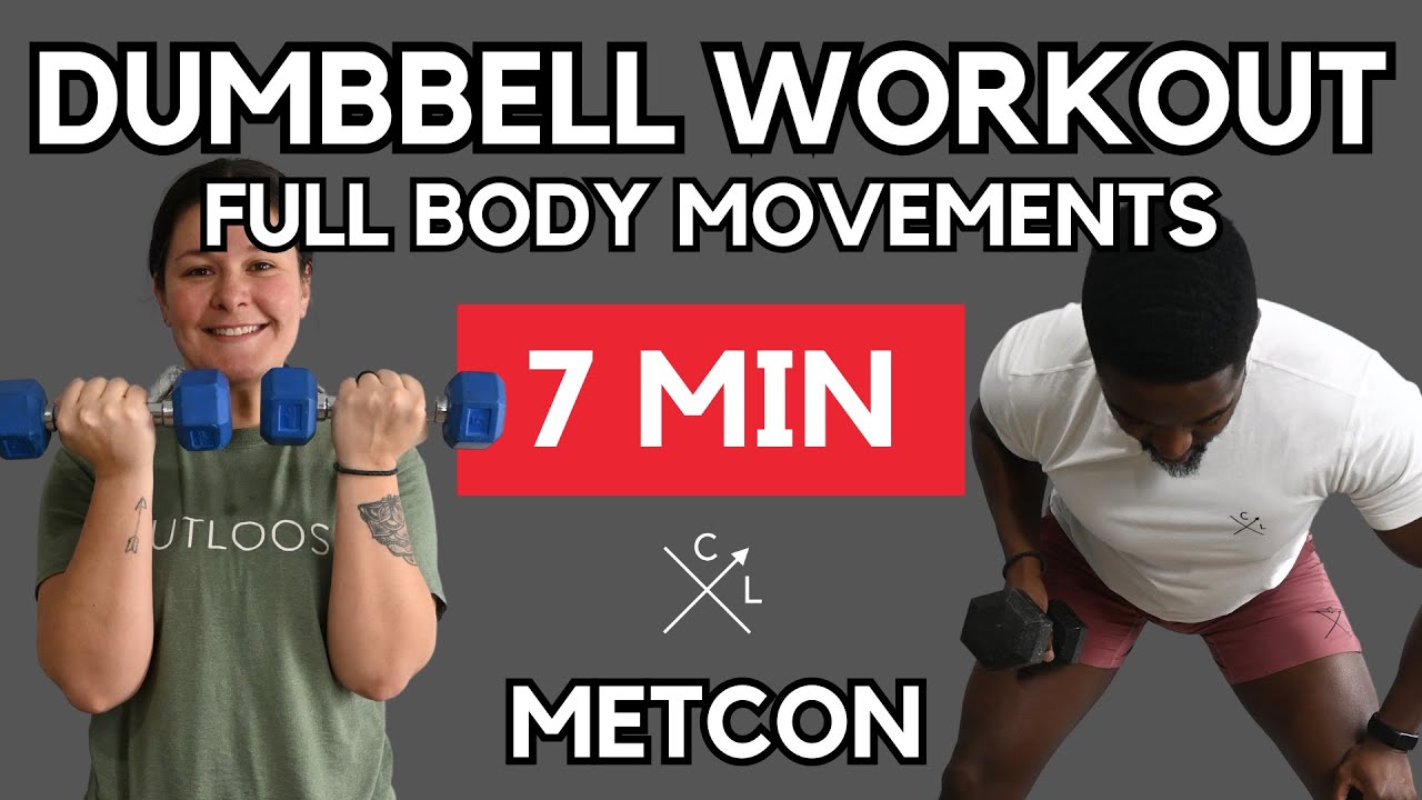 7 MIN FULL BODY DUMBBELL WORKOUT - YouTube