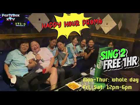 PartyBox KTV Happy Hour Sing 2 Free 1hr
