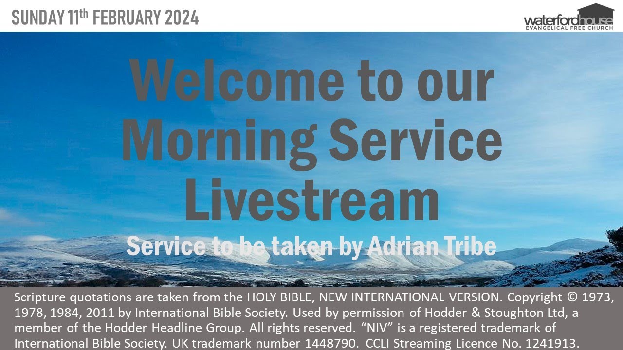 Morning Service, Sunday 11th February 2024 - YouTube