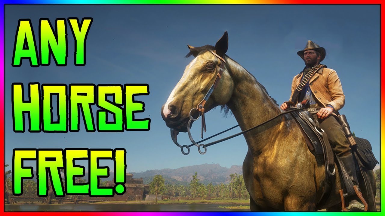 Red Dead Redemption 2 - How to Get Any Best RARE Horse for FREE! (RDR2 ...