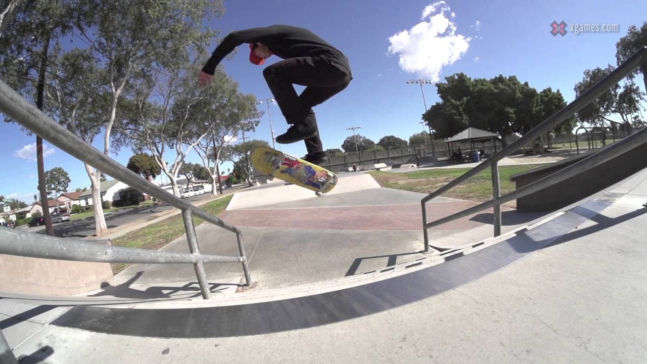 Dane Burman 360 Flip Hacks l X Games - YouTube