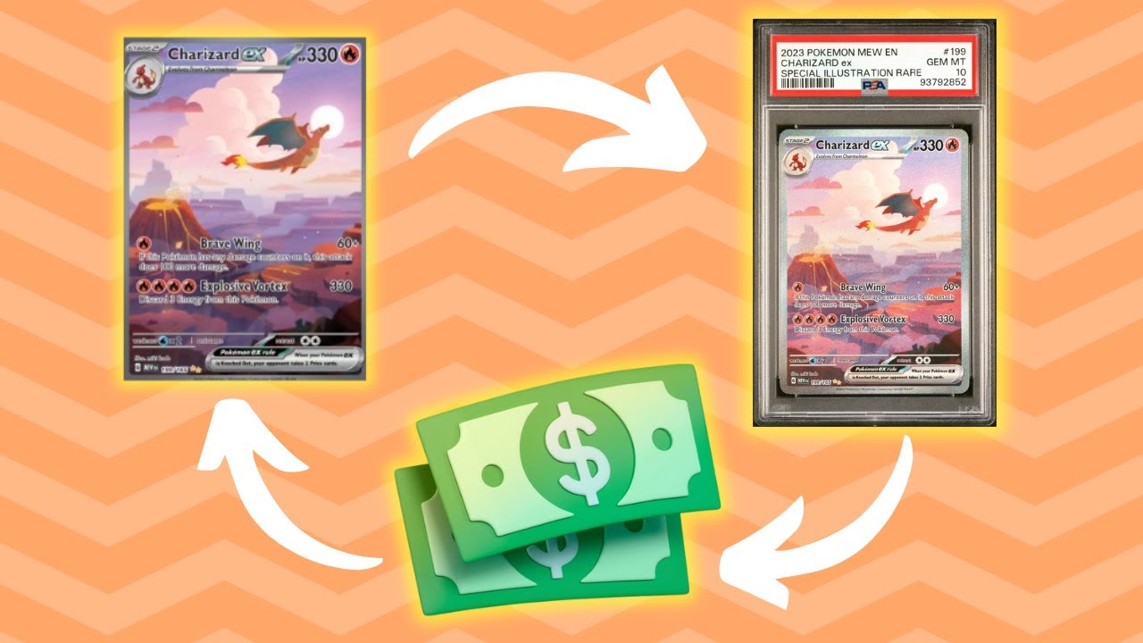 How to Make Money Grading Pokémon Cards in a Nutshell - YouTube