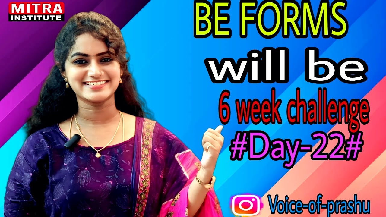 BE FORMS (PART-5) - YouTube
