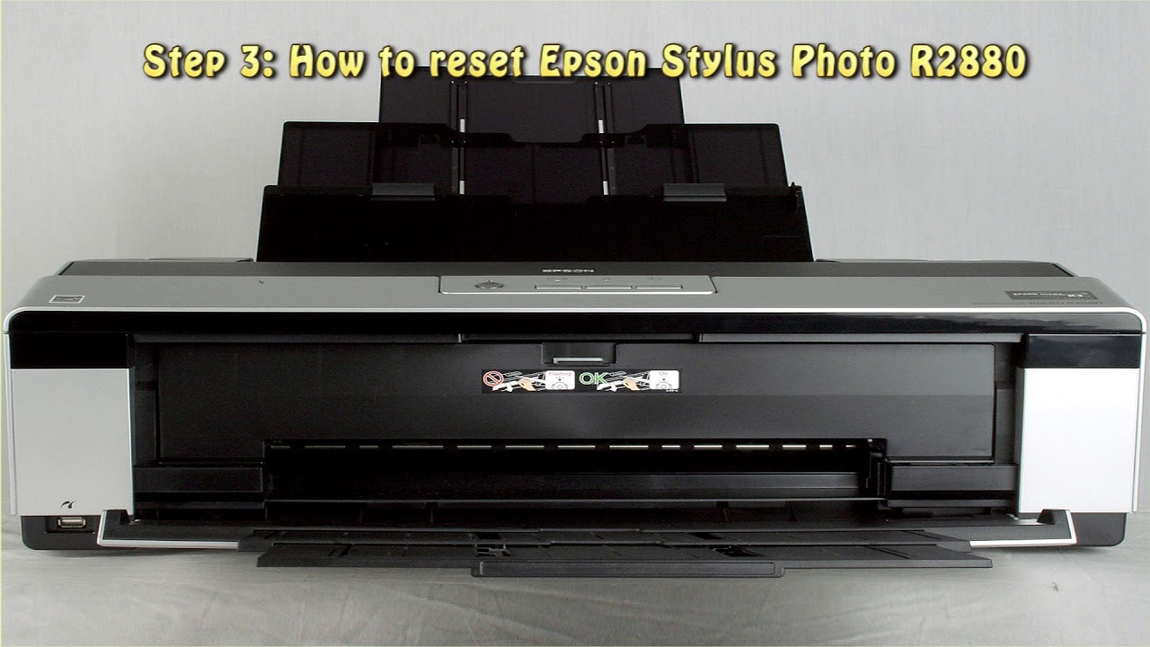 Reset Epson Stylus Photo R2880 Waste Ink Pad Counter - YouTube
