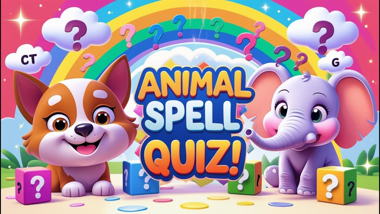 "Guess the Animal Spell 🐶🦊🐢 | Fun Animal Spelling Game for Kids!" # ...
