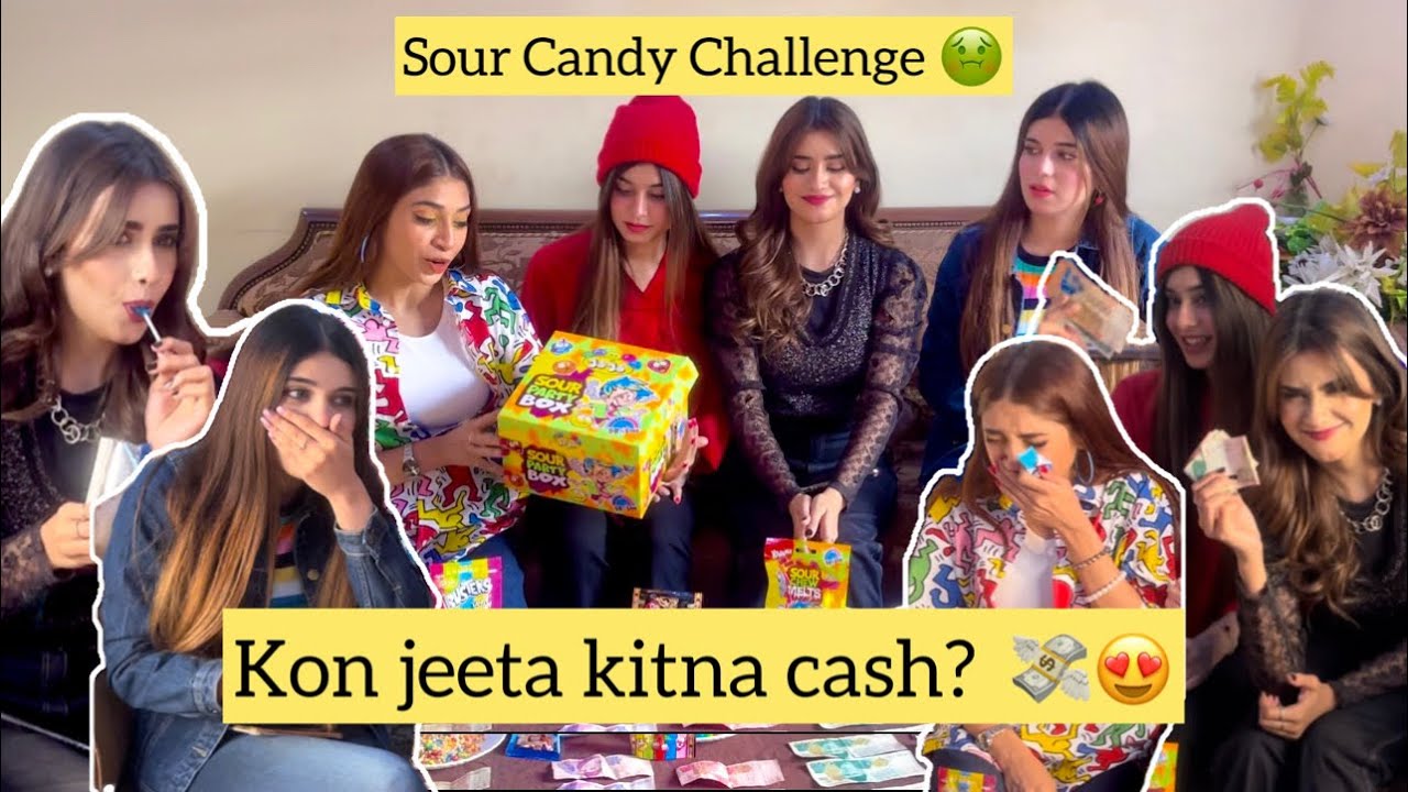 Kon jeeta kitna cash? 💸 | Sour Candy Challenge 😍| Darakhshan Khan Vlogs - YouTube