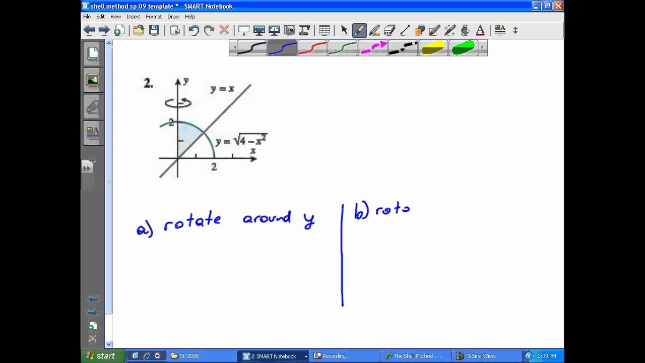 Lesson 7 3 Volume Shell Method II - YouTube