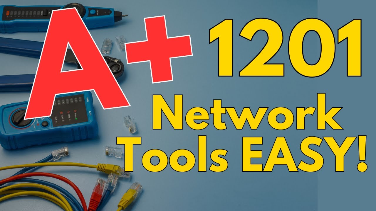 CompTIA A+ 1201: Networking Tools RAPID REVIEW! (Obj. 2.8) - YouTube