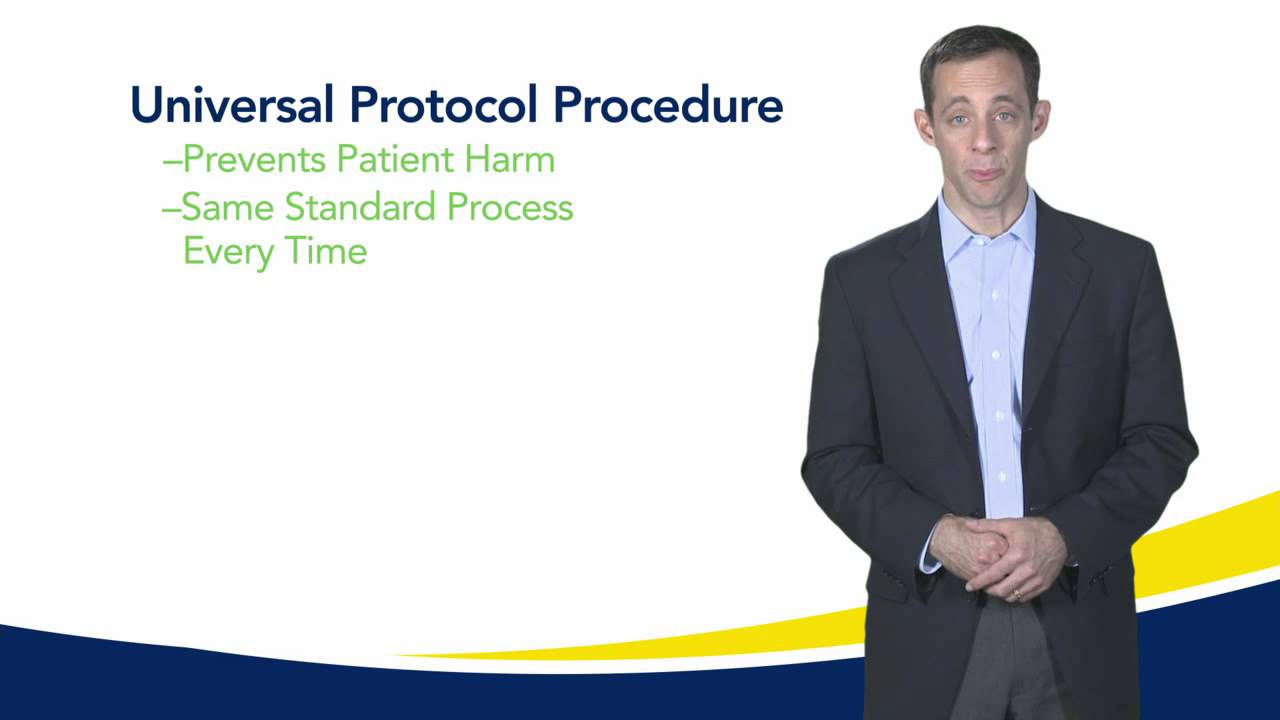 60 Seconds for Safety: Use of Universal Protocol—A Mandatory MedStar ...