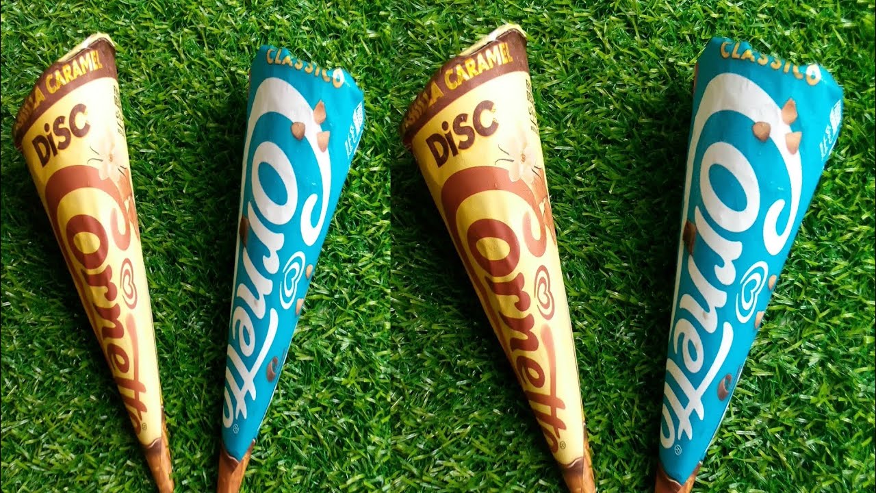 Vanilla Caramel Desco Cornetto V/S Classical Cornetto|| Lots of Ice ...