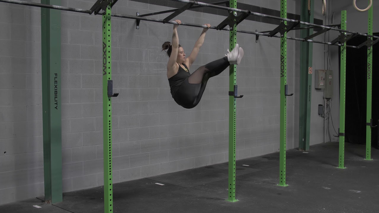 Criss Cross Core Series on Pull Up Bar - YouTube