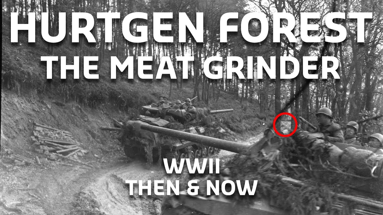 INSIDE THE BLOODY HURTGEN FOREST - WWII THEN & NOW - YouTube