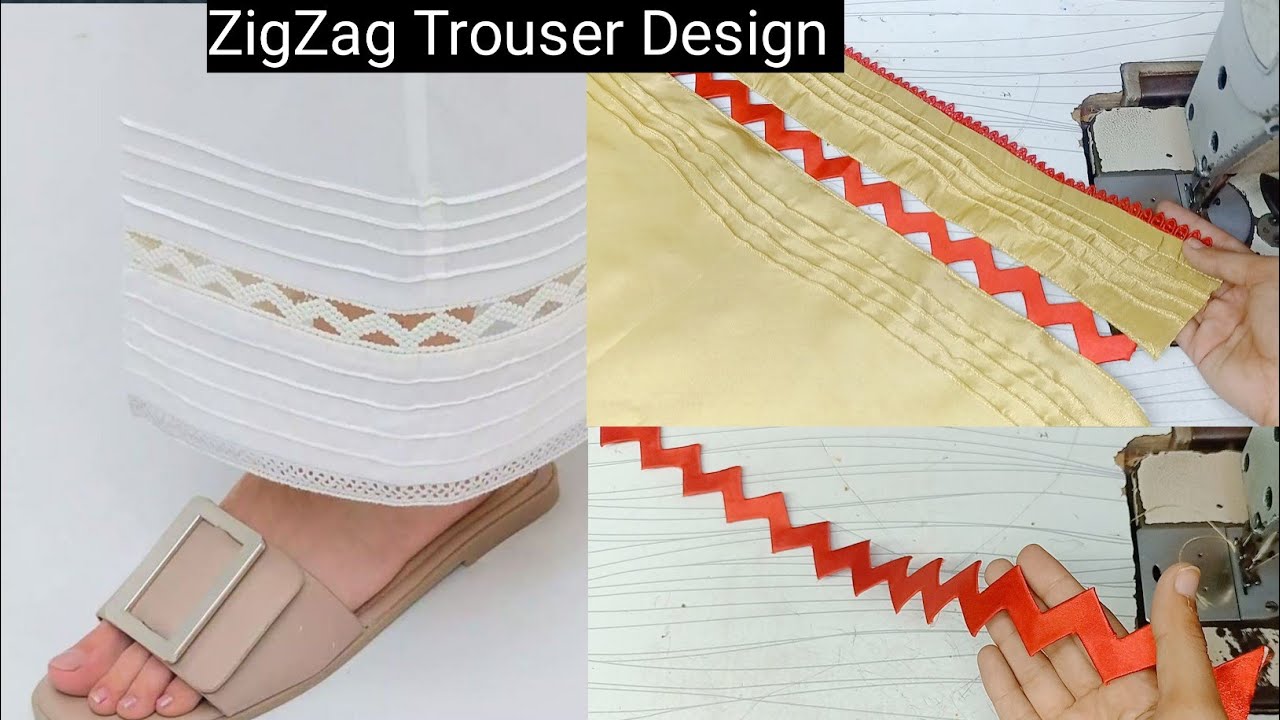 Zigzag trouser design cutting and stitching/simple and easy trouser ...